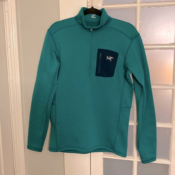 Arc'teryx | Shirts | Arcteryx Rho Ar Zip Neck Mens Medium Yugen ...
